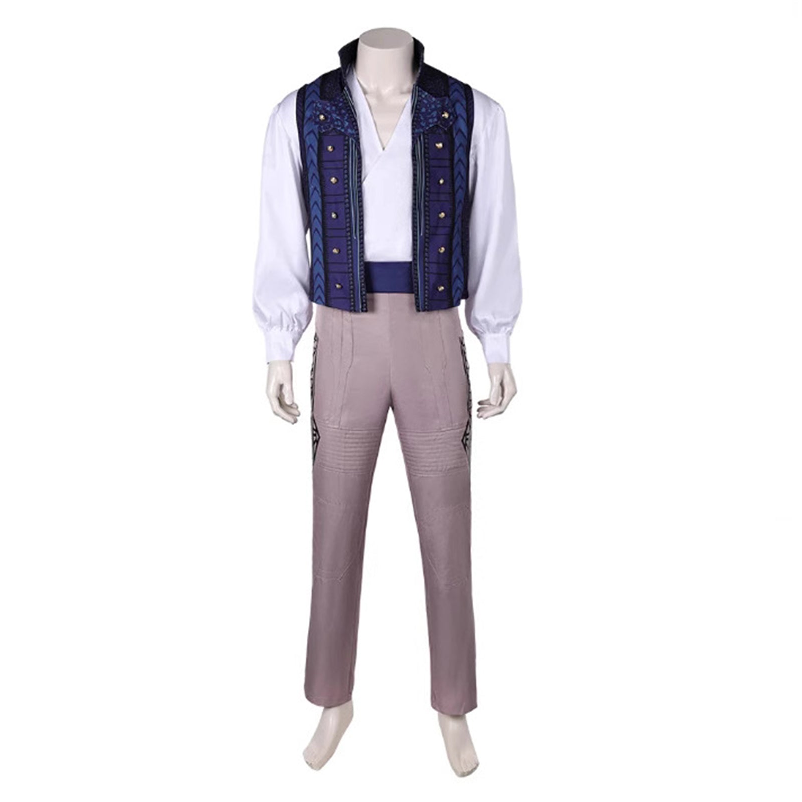 4 Pieces Film Men Movie Wicked Fiyero Boq Cosplay Costume Performance