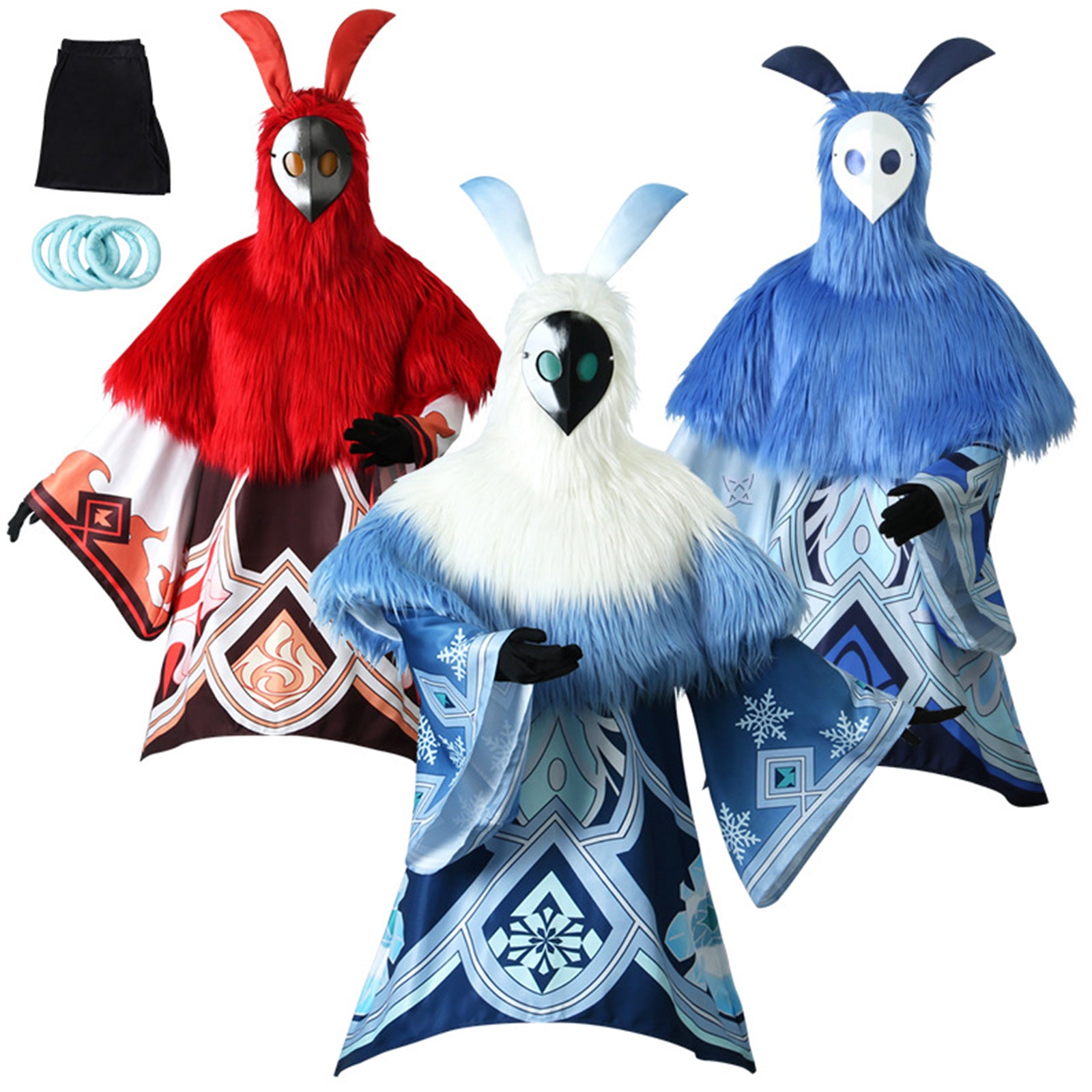 Game Genshin Impact Abyss Mage Hilichurl Cosplay Costume Dress