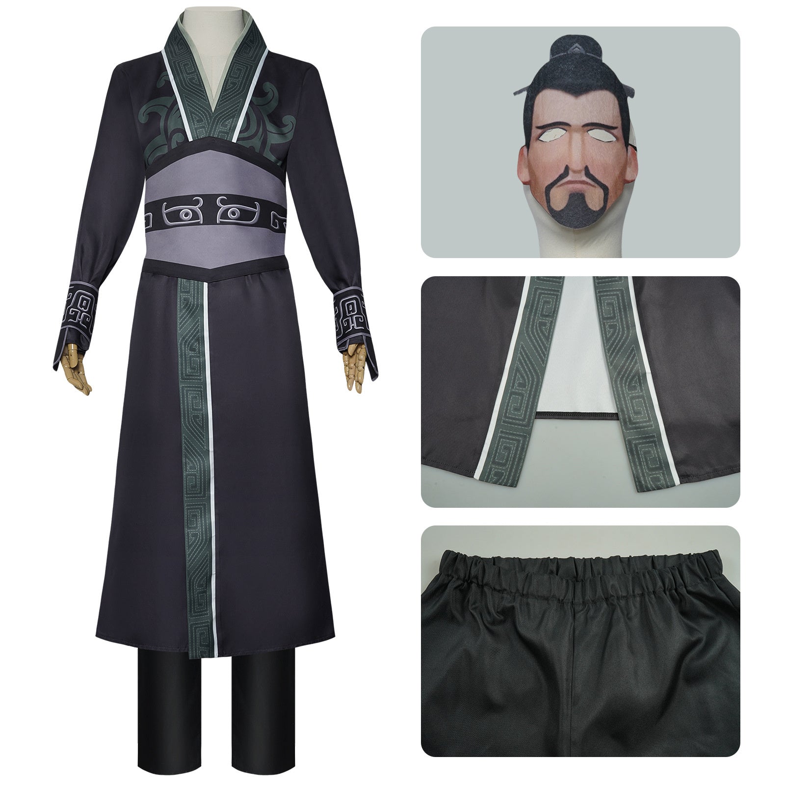 Adult Men Film Ne Zha Li Jing Cosplay Costume