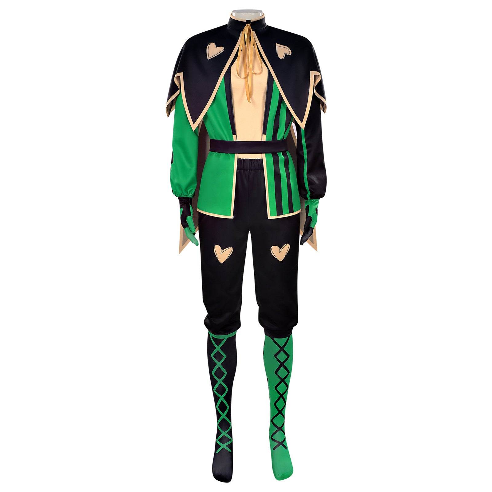 Adult Men The Freak Circus Pierrot Cosplay Costume Performance Uniform