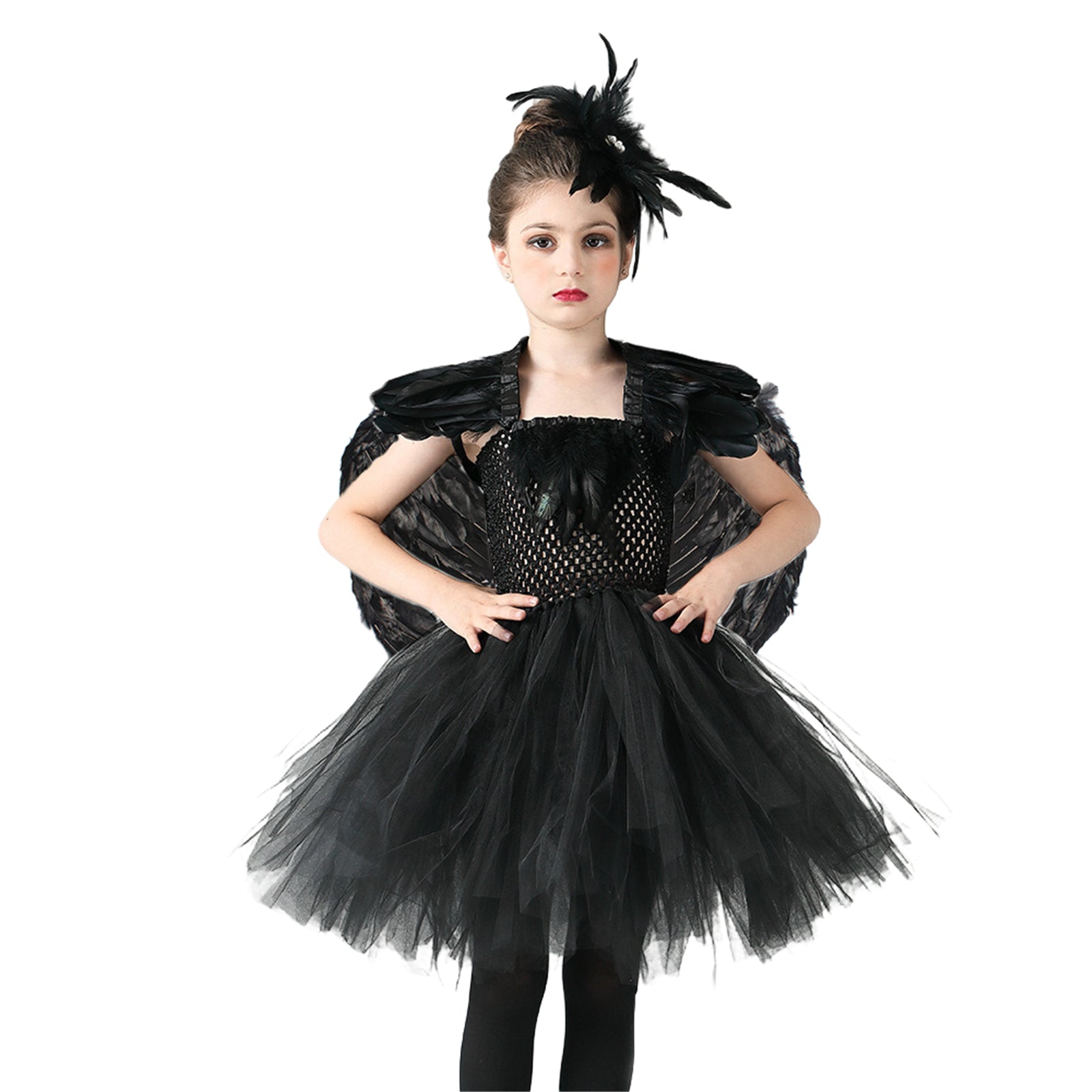 Angels Devils Girl Cosplay Tutu Gothic Vampire Black Swan Dress