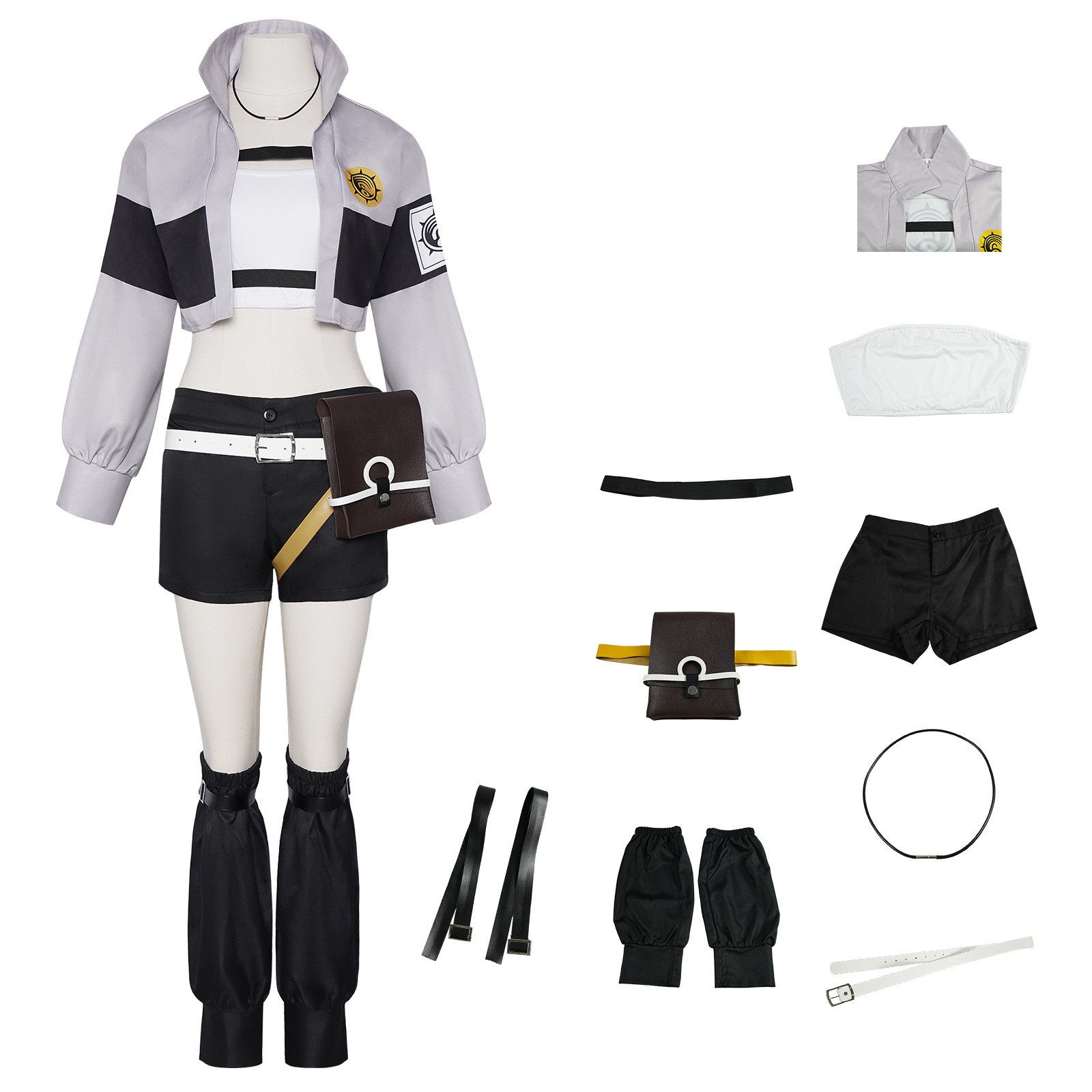 Anime Gachiakuta Riyuu the Abyssal Oni Cosplay Costume Party Outfits