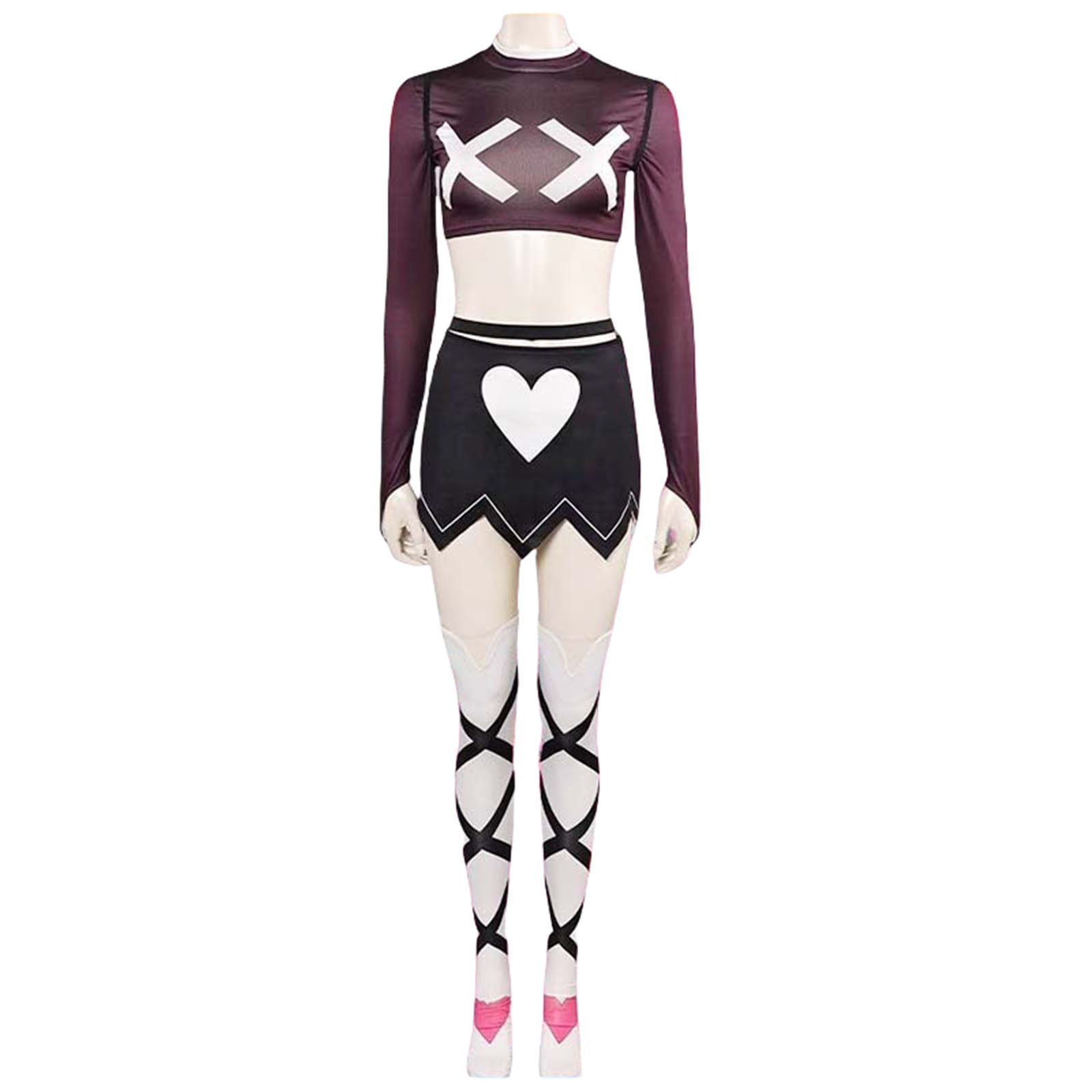 Anime Helluva Boss Verosika Mayday Cosplay Costume Women Outfits