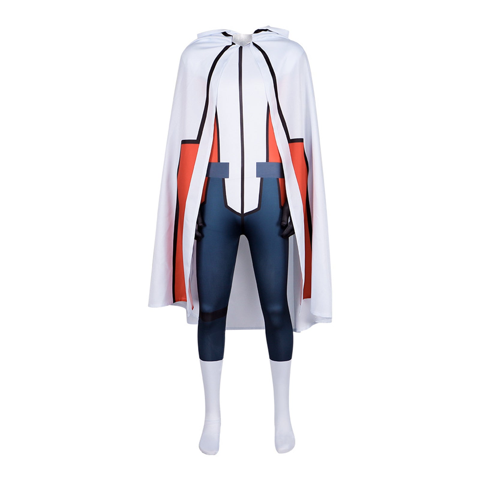 Anime War of the Moonrise Jack Cosplay Costume Jumpsuit Cloak
