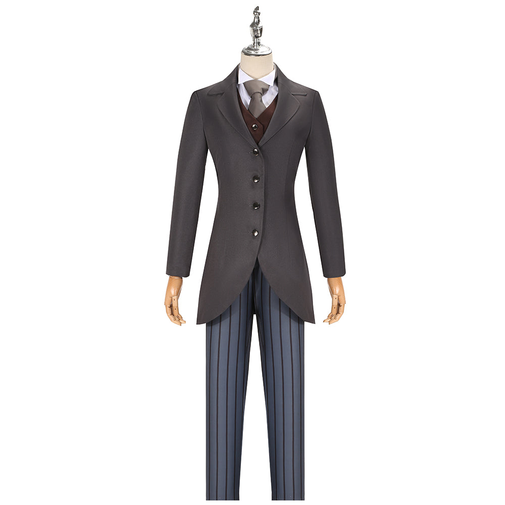 Corpse Bride Victor Van Dort Halloween Costume Grey Suit Jacket