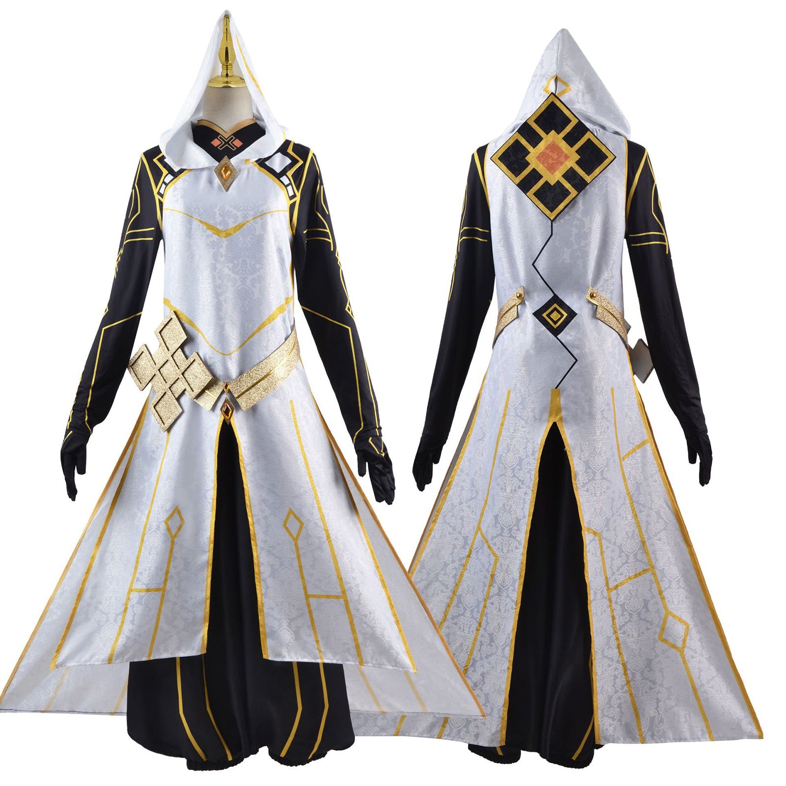 AwwwCos Game Genshin Impact Zhongli Morax Cosplay Carnival Outfit