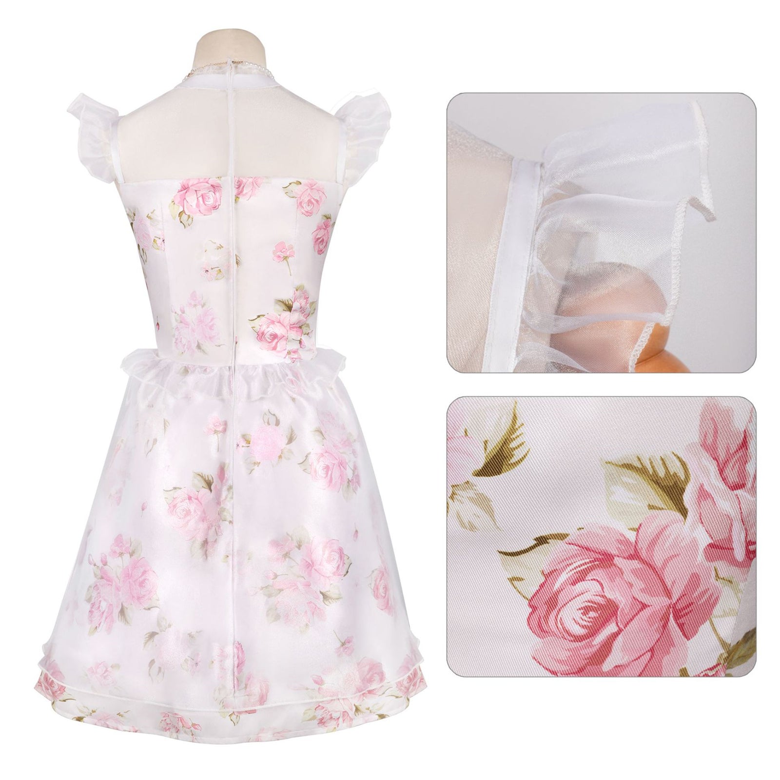 Game Infinity Nikki Nikki Cosplay Costume Women Kids Pink Dress