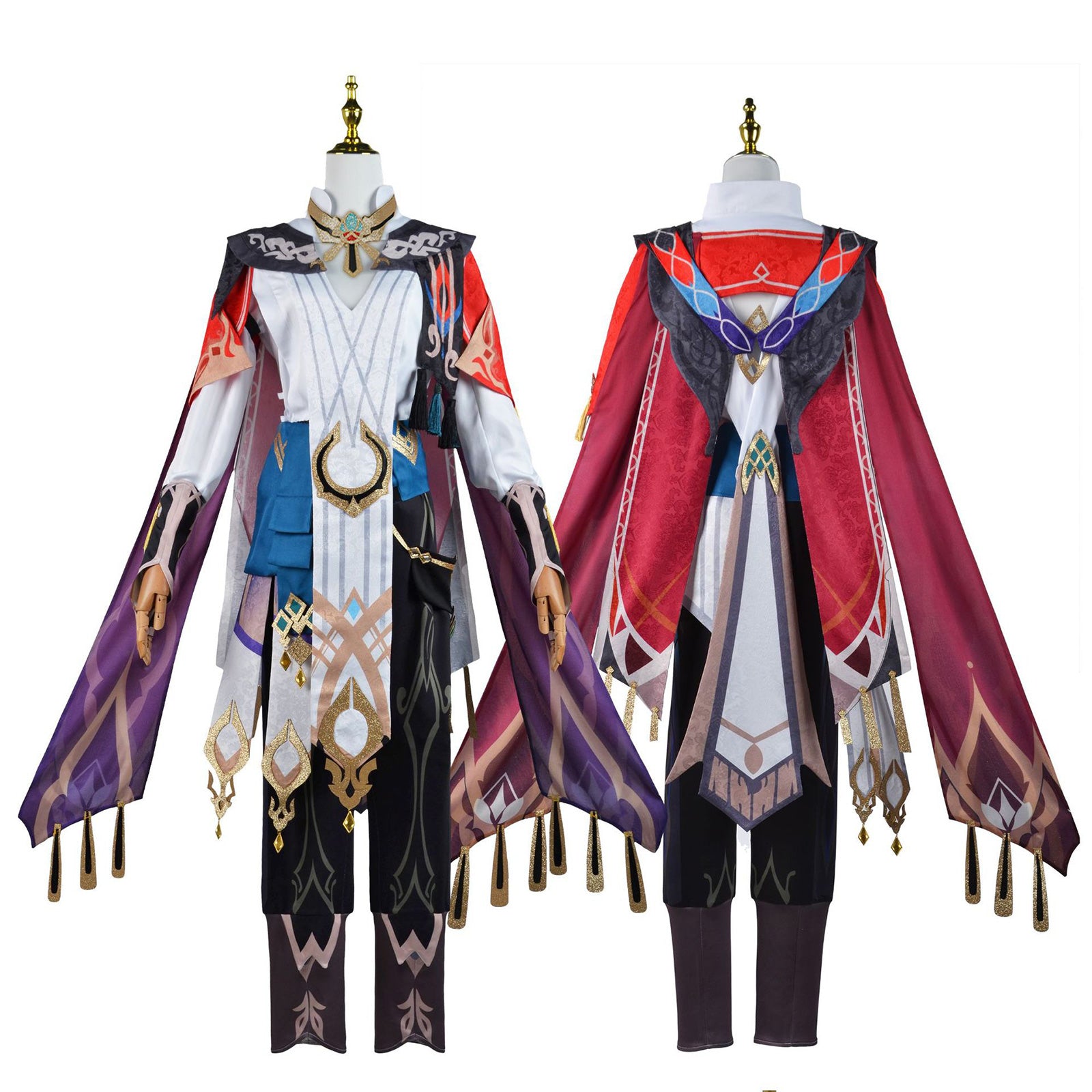 Game Genshin Impact Alhaitham Cosplay Costume Jacket Coat Pants Cloak