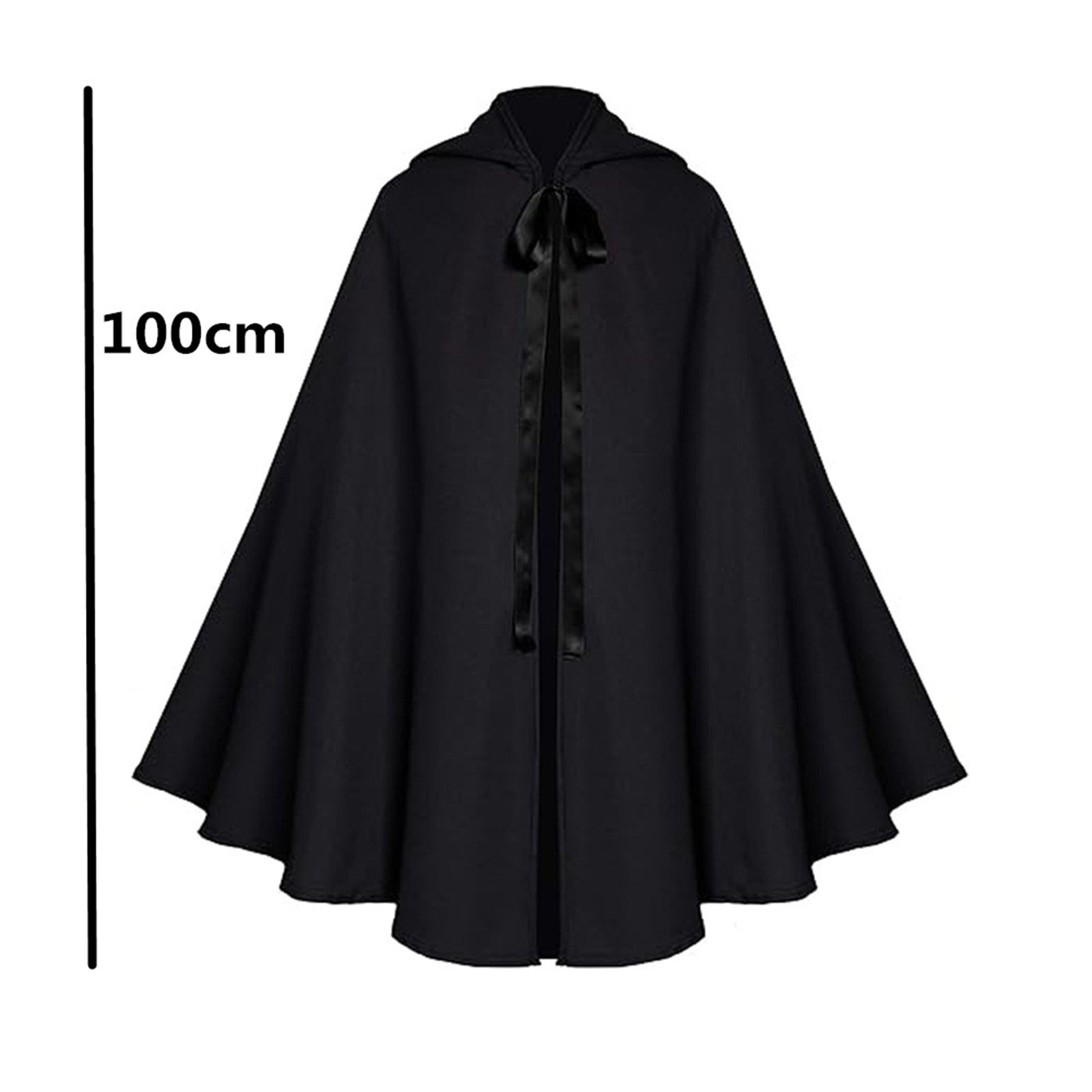 Gothic Steampunk Cloak Medieval Shakespeare Theater Hooded Cape