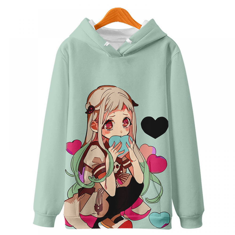 Hanako Kun Cosplay Costume Hoodie Printed Yugi Amane Hooded Fleece Swe