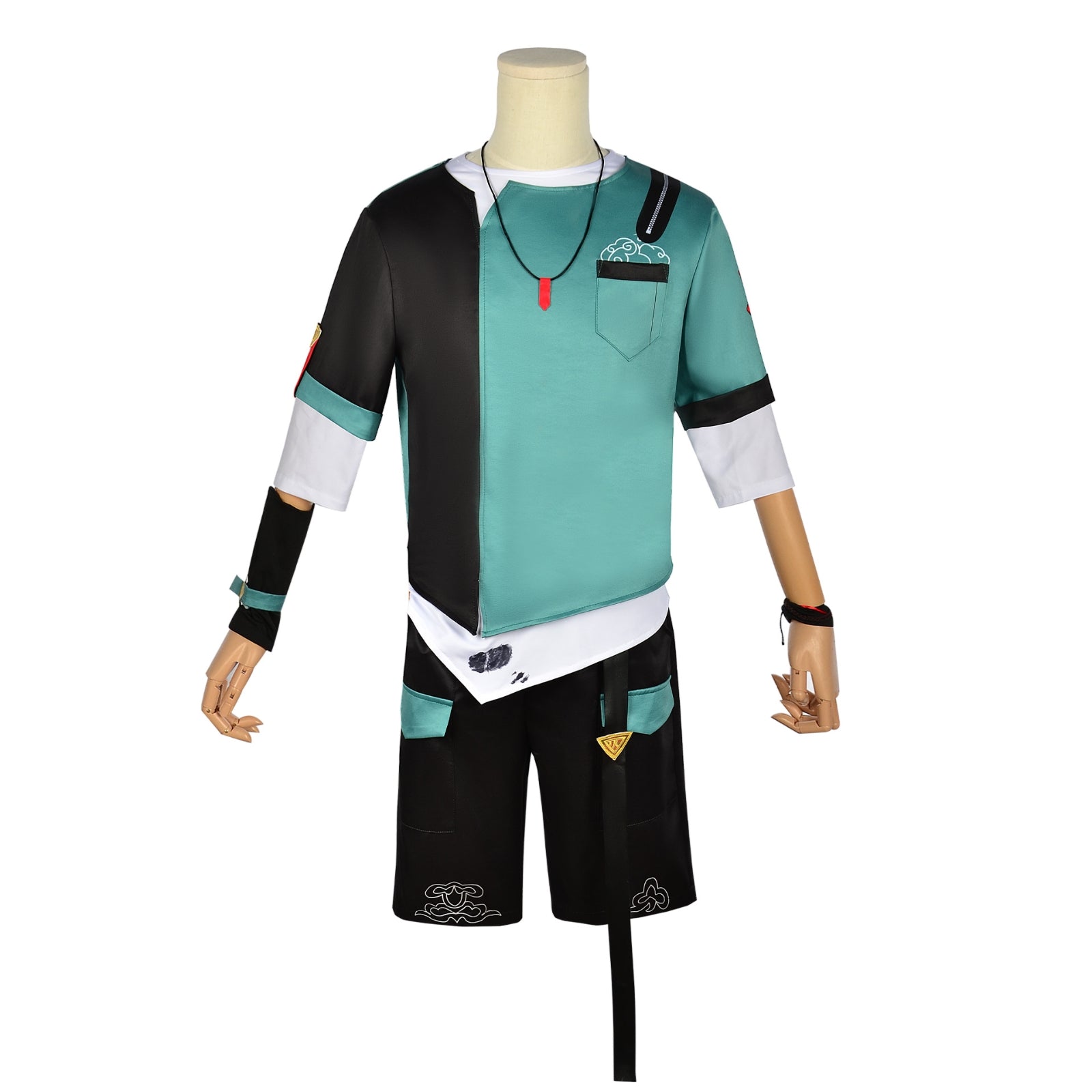 Game Honkai Star Rail Dan Heng Dress Cosplay Costume Shirt Shorts