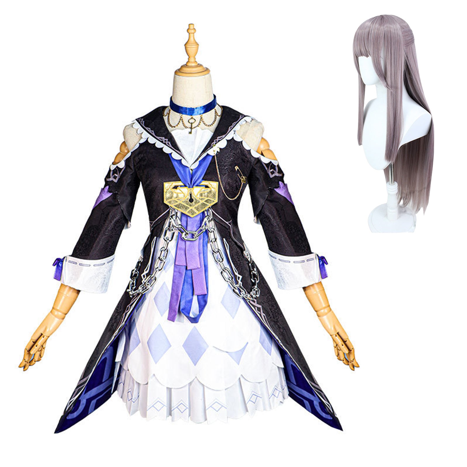Game Honkai Star Rail Herta Cosplay Costume Suit Women Lolita Dress Wi