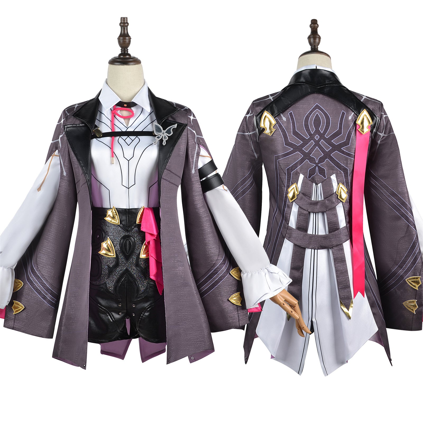 Game Honkai Star Rail Kafka Cosplay Costume Women Coat Jacket Shirt Pa
