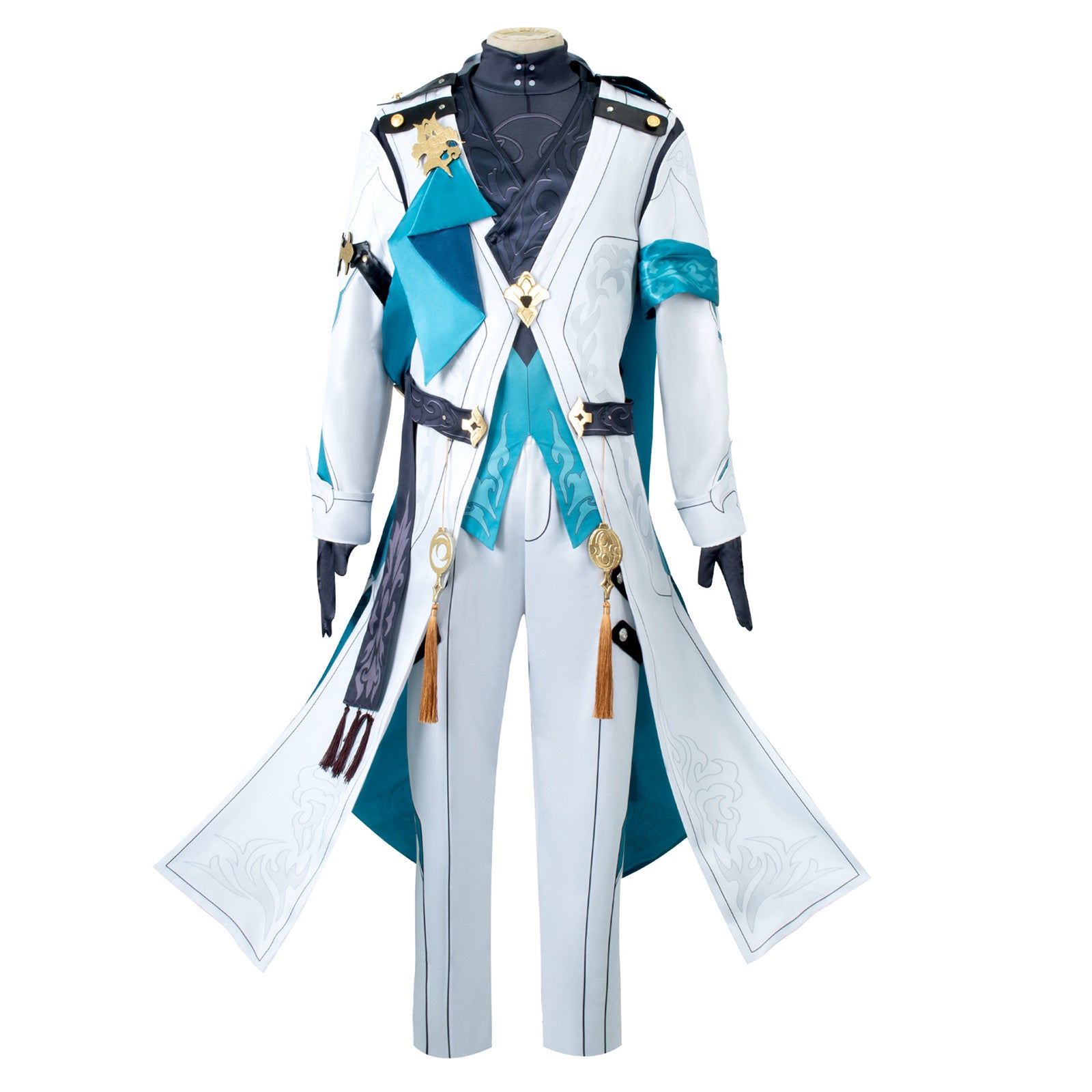 AwwwCos Honkai Star Rail Luocha Cosplay Costume Mens Suit Jacket Trenc