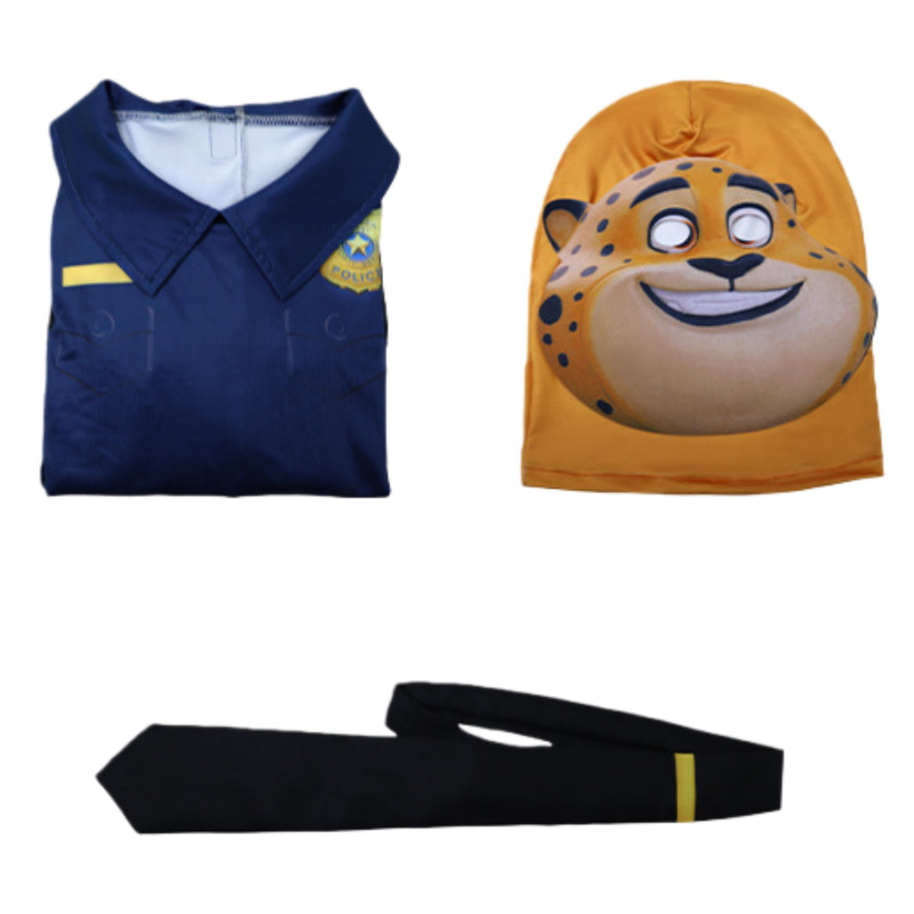 Kids Adult Film Rise of the Non-Mammalians Clawhauser Cosplay Costume
