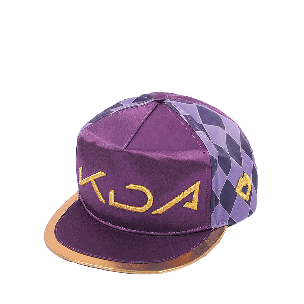 LOL KDA Cosplay Akali Girl Boy Purple Hat Baseball Hats for Cosplay ...