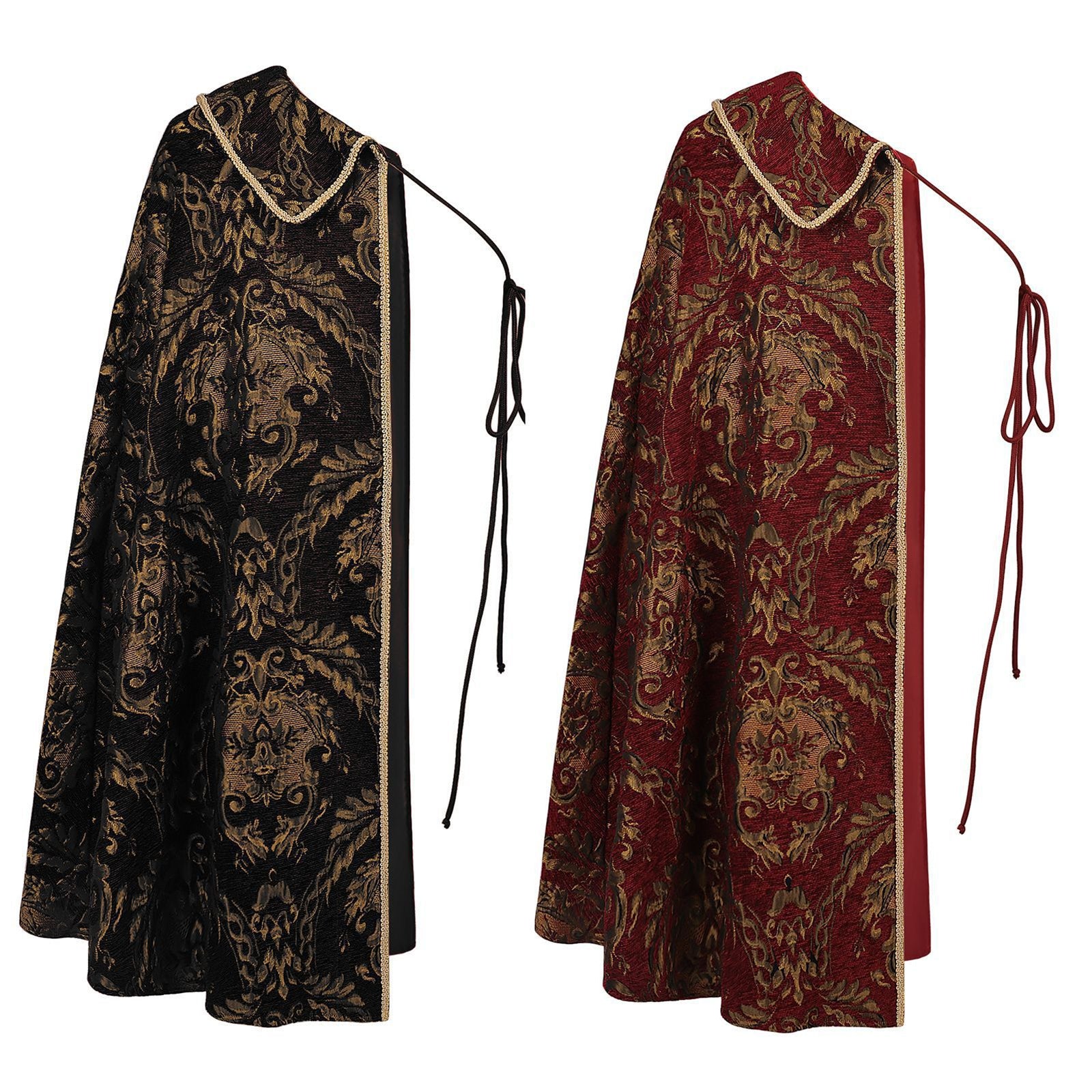 Male Noble Tudor King Cosplay Costume Costume Cape Half Shoulder Cloak
