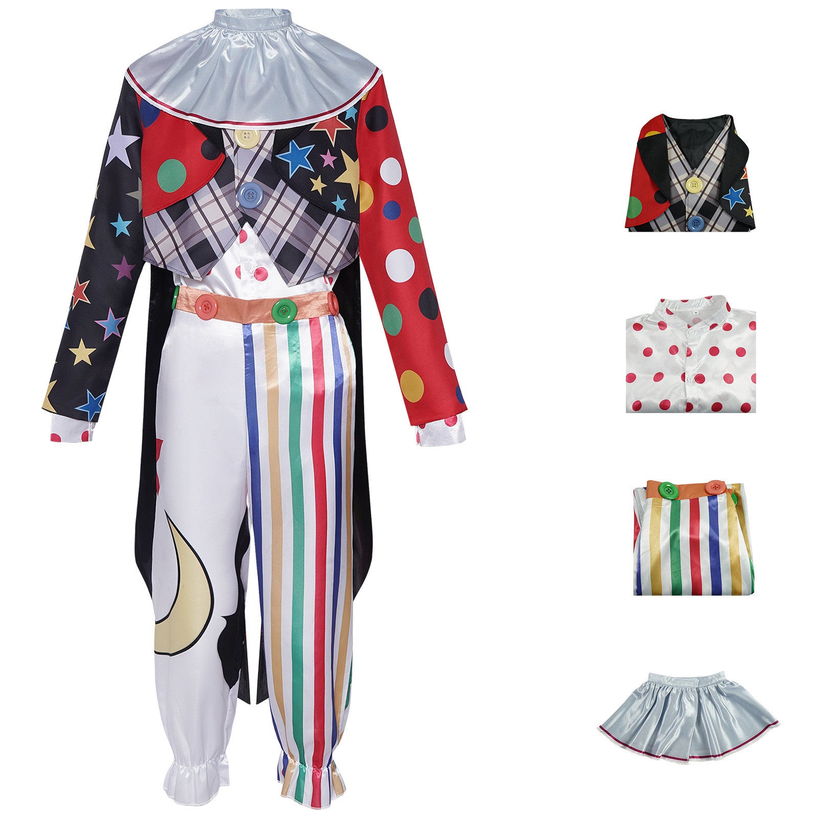 Male TV Series Psychoville Mr. Jelly Cosplay Costume Stage Outfits