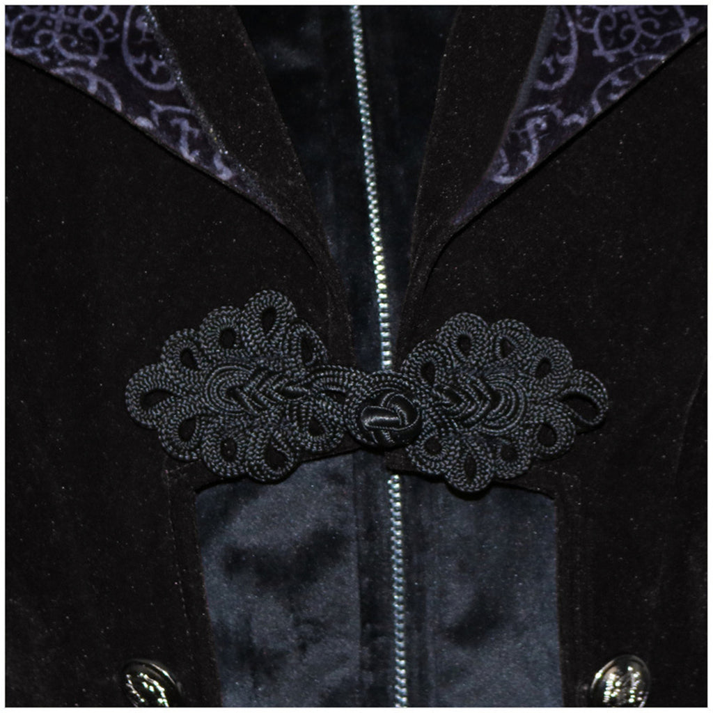 Male Steampunk Victorian Literature High Collar Retro Gothic Tuxedo