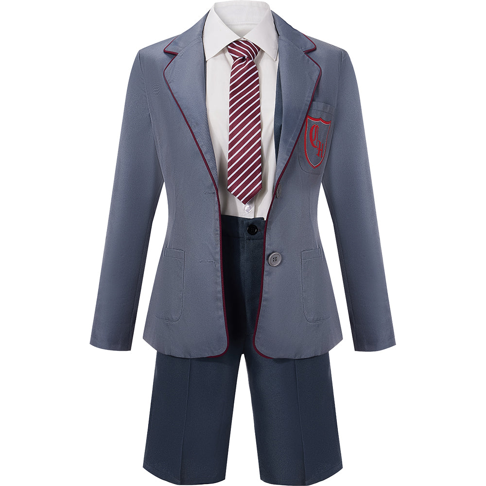Matilda Cosplay Costume Gray Suspender Pants Skirt Uniform -AwwwCos