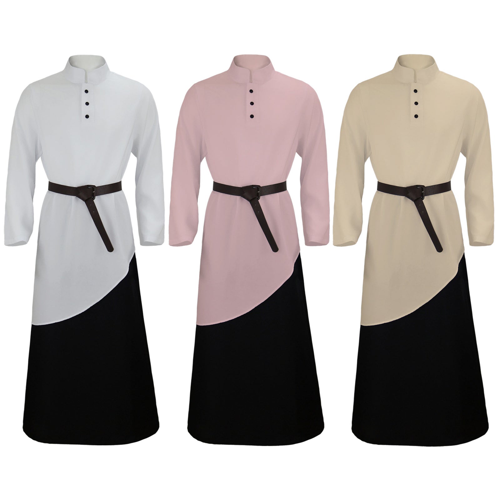 Men Medieval Viking Pirate Arab Muslim Dubai Cosplay Halloween Priest