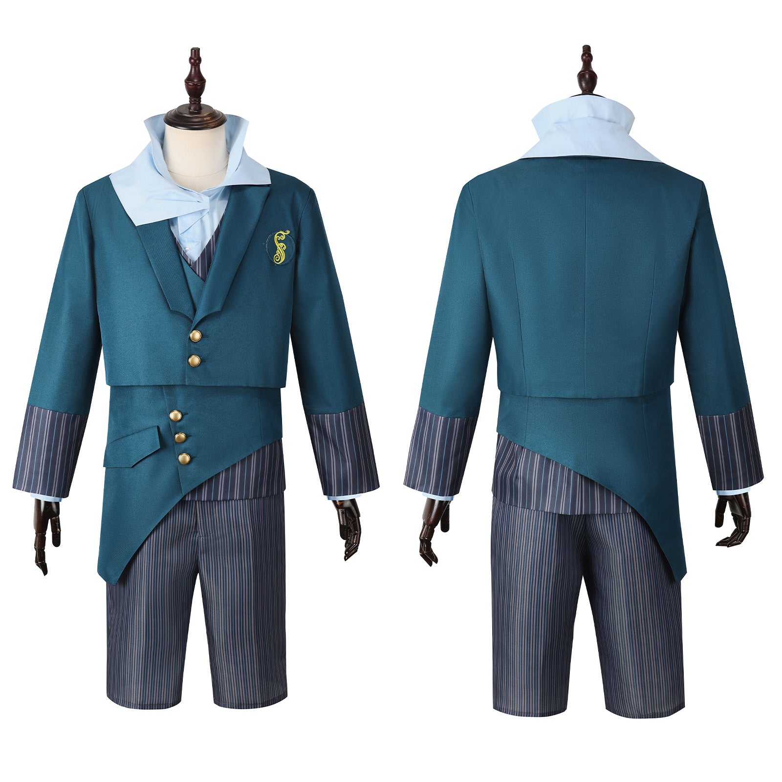 Men Movie Wicked Fiyero Boq Cosplay Costume Asymmetric Uniform