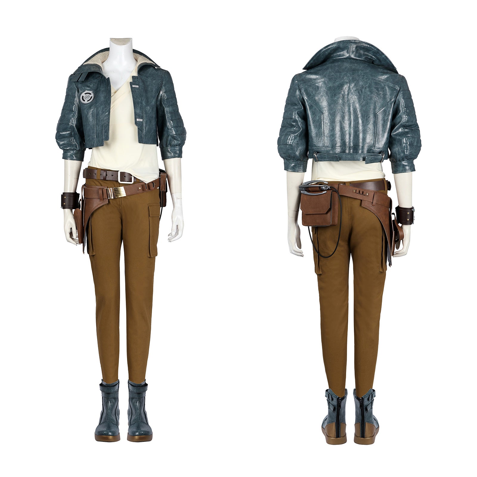 Starwars outlaws Kay Vess Punk Jacket Cool Female Uniform Set-AwwwCos