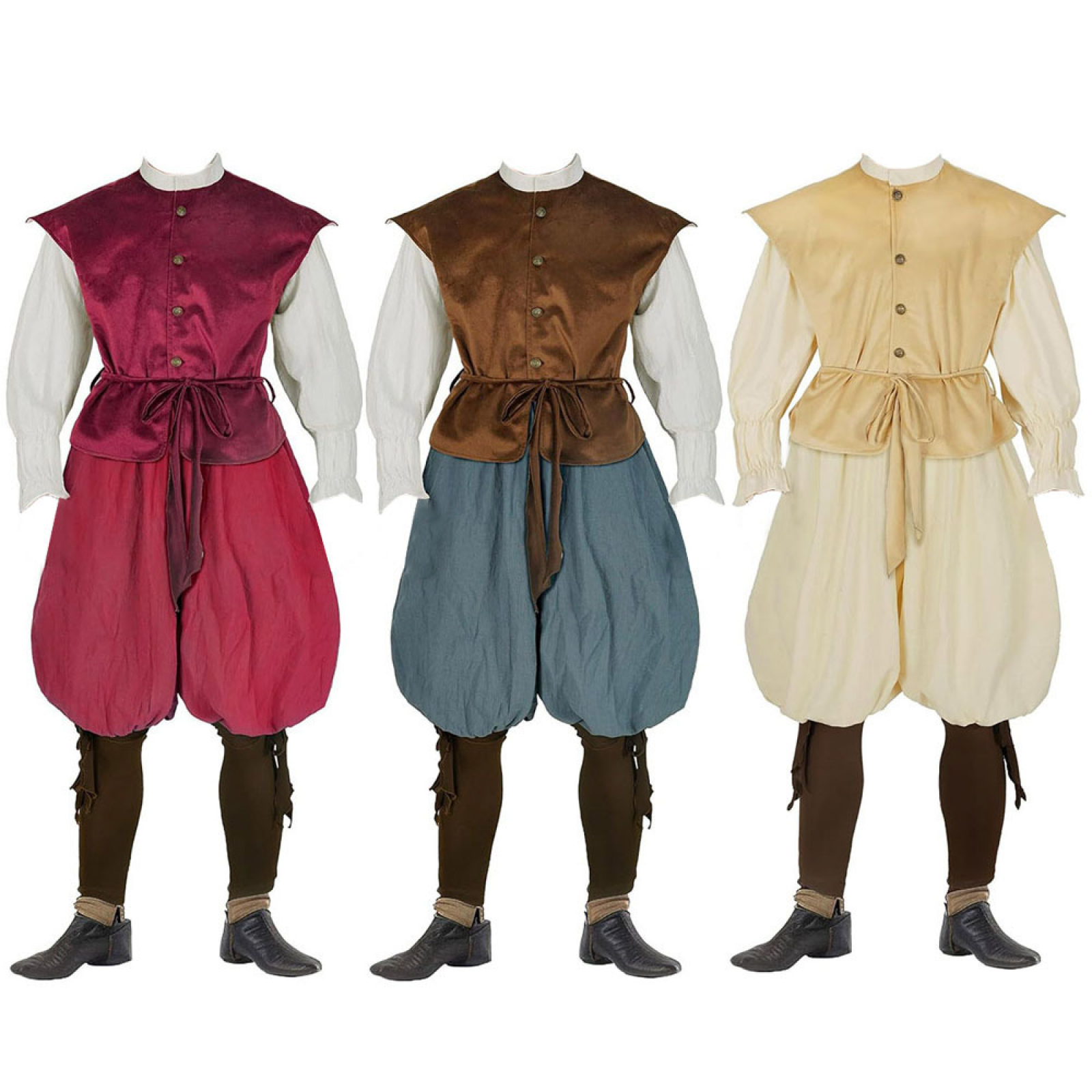 Vintage Medieval Pirate Viking Knight Cosplay Stage Full Costume